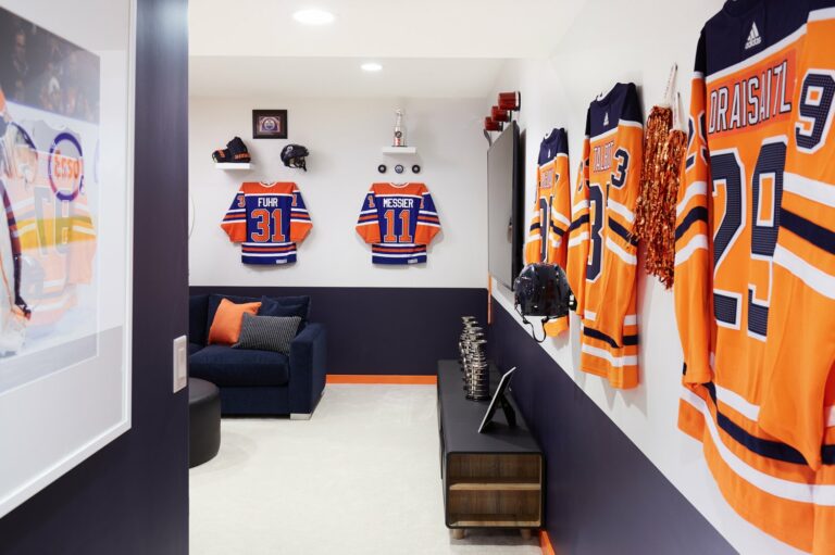 Oilers Fan Cave | Lifestyle Packages | Coventry Homes Edmonton