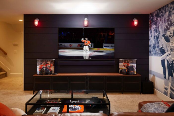 Oilers Fan Cave | Lifestyle Packages | Coventry Homes Edmonton