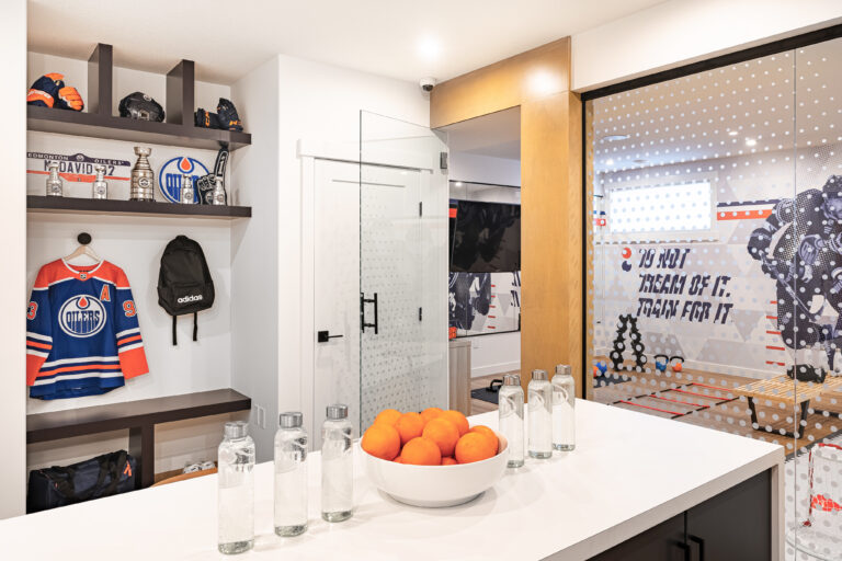 Oilers Fan Cave | Lifestyle Packages | Coventry Homes Edmonton