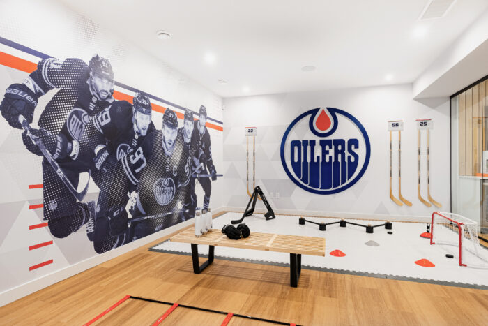 Oilers Fan Cave | Lifestyle Packages | Coventry Homes Edmonton