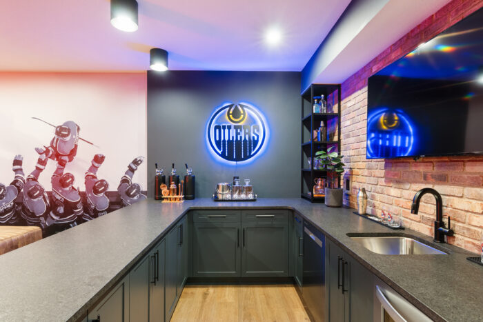 Oilers Fan Cave | Lifestyle Packages | Coventry Homes Edmonton