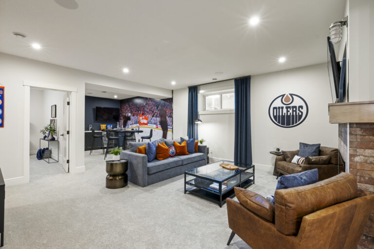 Oilers Fan Cave | Lifestyle Packages | Coventry Homes Edmonton